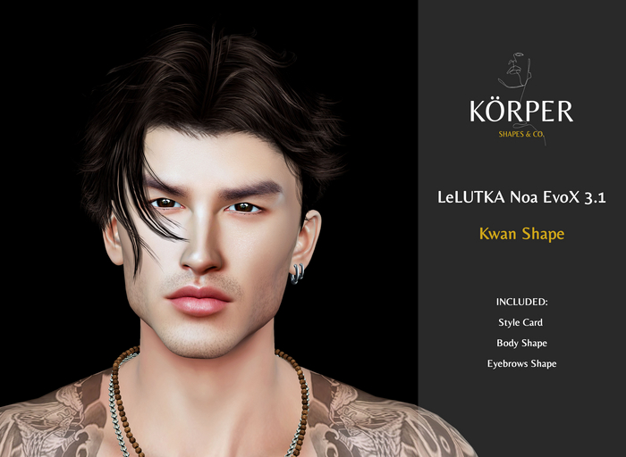 Second Life Marketplace - Korper - KWAN Shape (Lelutka Noa head) Second Life Marketplace - Korper - KWAN Shape (Lelutka Noa head)